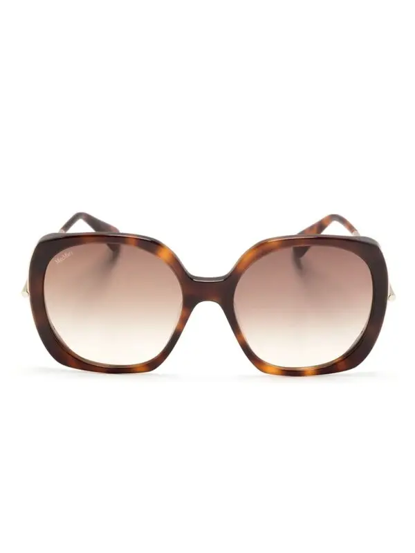 Max Mara Oversize-frame Sunglasses - Brown