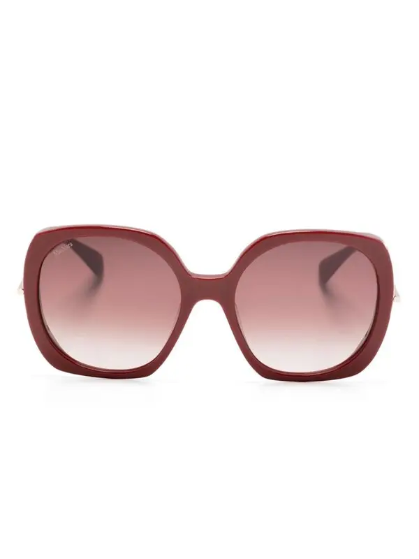 Max Mara Oversize Sunglasses - Red | Editorialist display picture 1