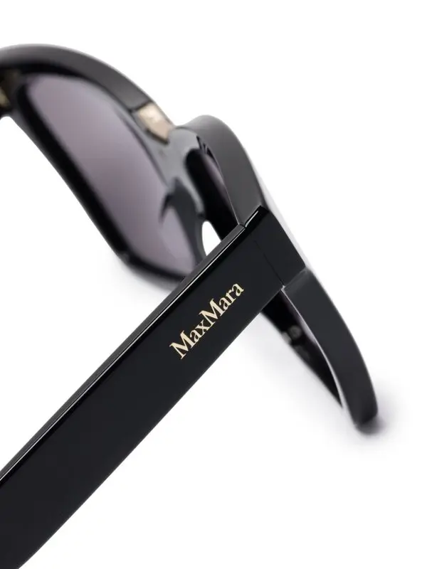 Max Mara Square-frame Sunglasses - Black