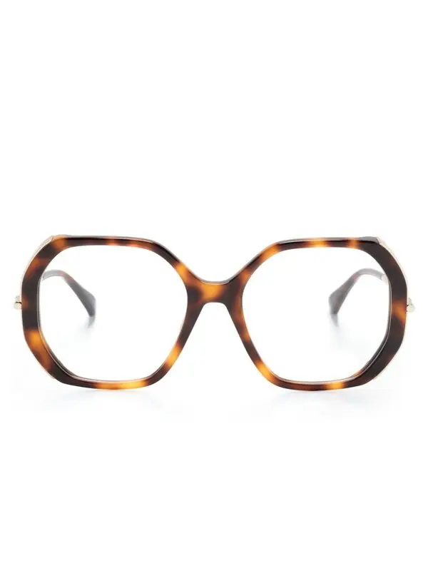 Max Mara Oversized Eyeglasses - Brown