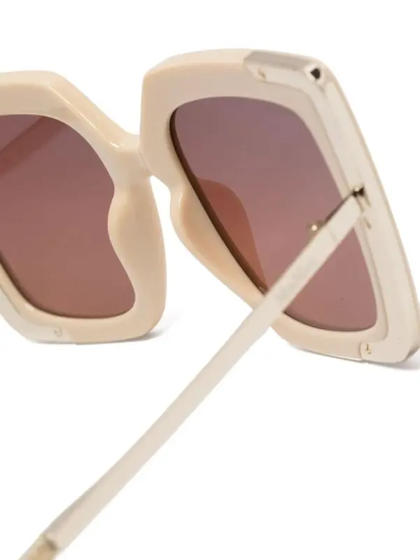Max Mara Logo-engraved Cat-eye Sunglasses