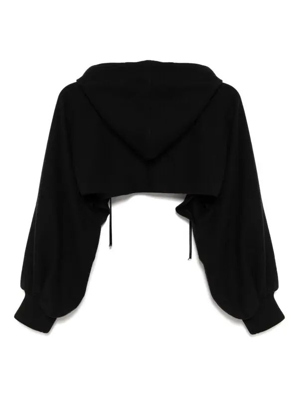 SHANSHAN RUAN Yak Hooded Top