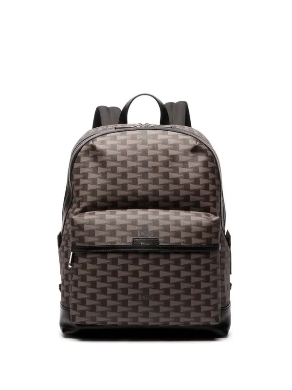 Bally Pennant Backpack - Brown