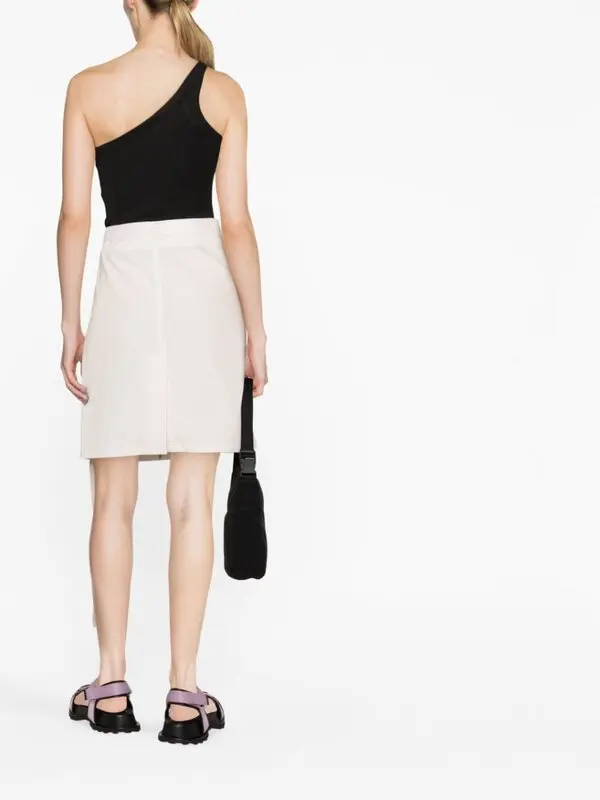 Fendi Belted Cotton Miniskirt
