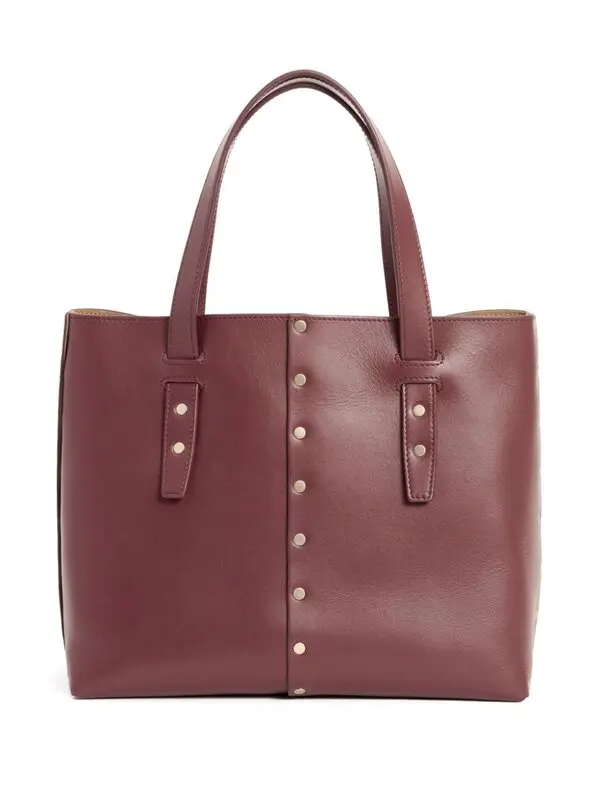 Fabiana Filippi Stud-embellished Tote Bag - Red