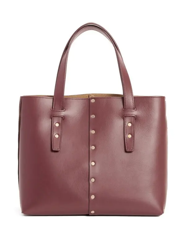 Fabiana Filippi Stud-embellished Tote Bag - Red