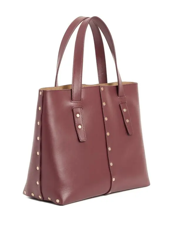 Fabiana Filippi Stud-embellished Tote Bag - Red