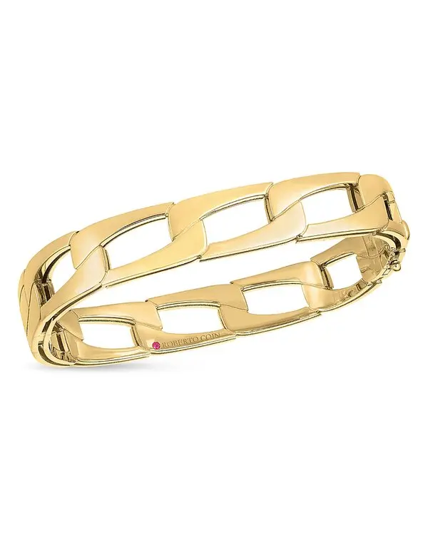 Roberto Coin 18k Yellow Navarra Bangle Bracelet - Gold