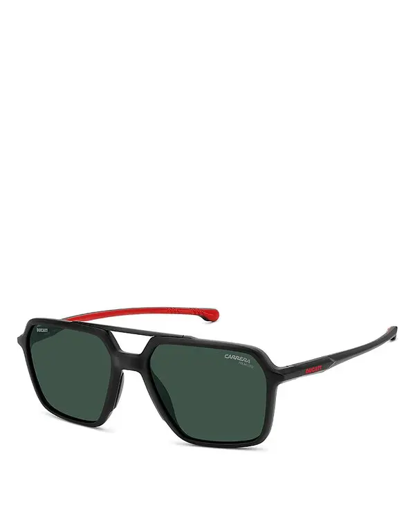 Carrera Eyewear Carduc Square Sunglasses - Black Red/gray