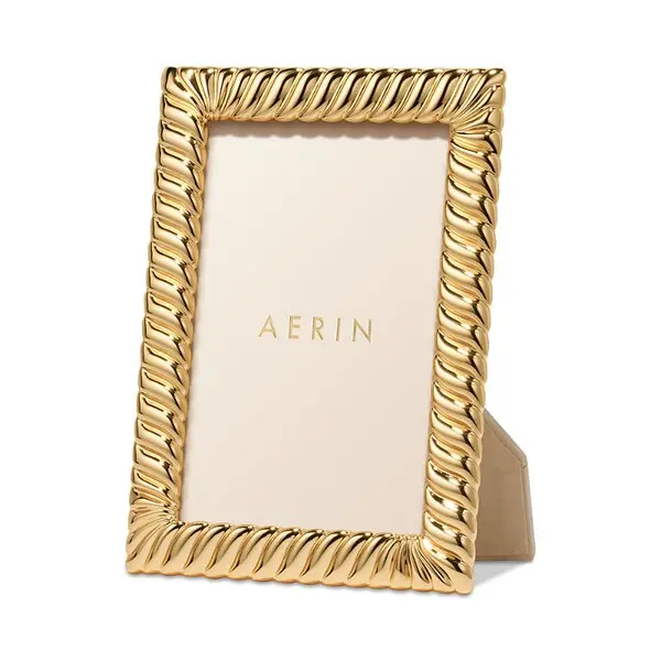 Aerin Loretta Picture Frame, 4 X 6 - Gold