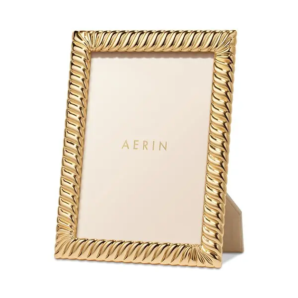 Aerin Loretta Picture Frame, 5 X 7 - Gold