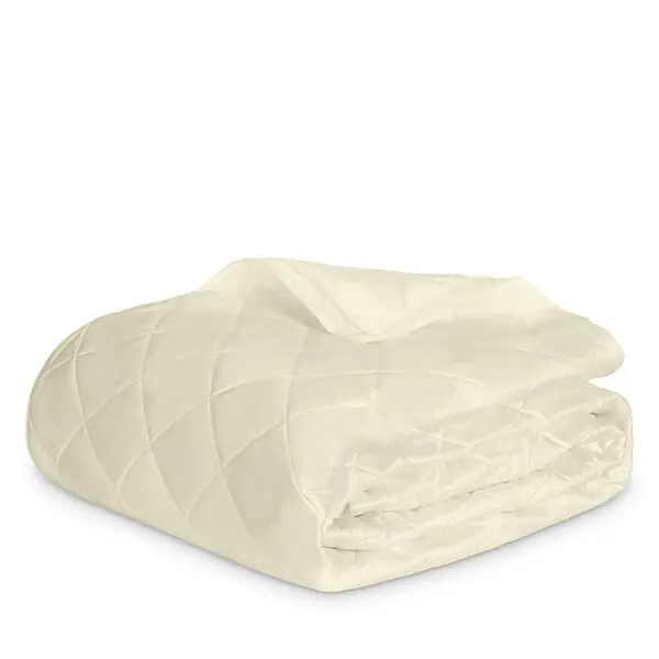 MATOUK Nocturne Sateen Quilt, Full/queen - Ivory