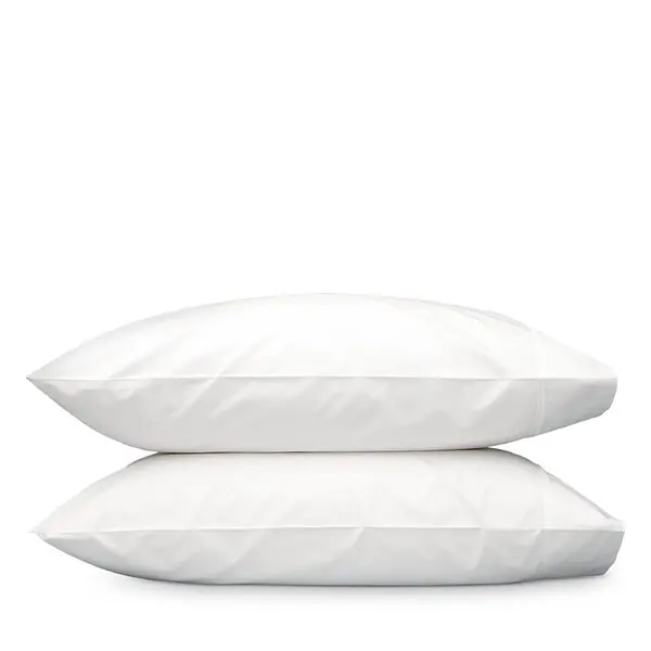 MATOUK Gatsby Pillowcase Set, Standard - Bone/white