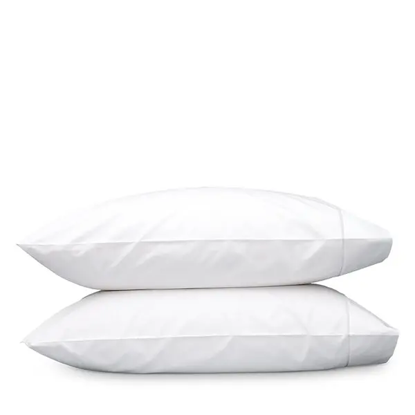 MATOUK Gatsby Pillowcase Set, Standard - Silver