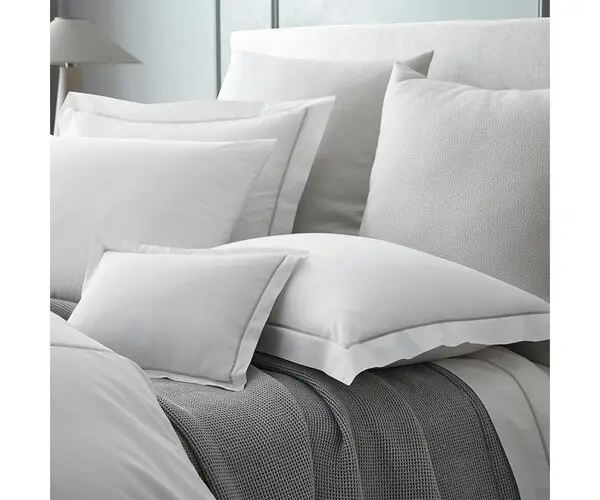 MATOUK Gatsby Pillowcase Set, Standard - Silver