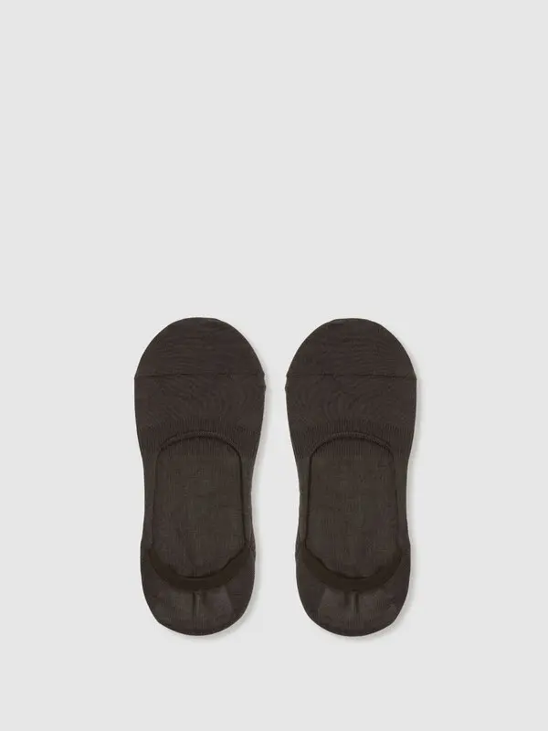 REISS Rafi Loafer Socks - Chocolate