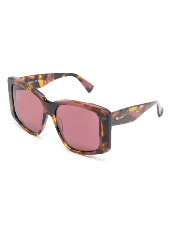 Max Mara Square-frame Sunglasses - Brown
