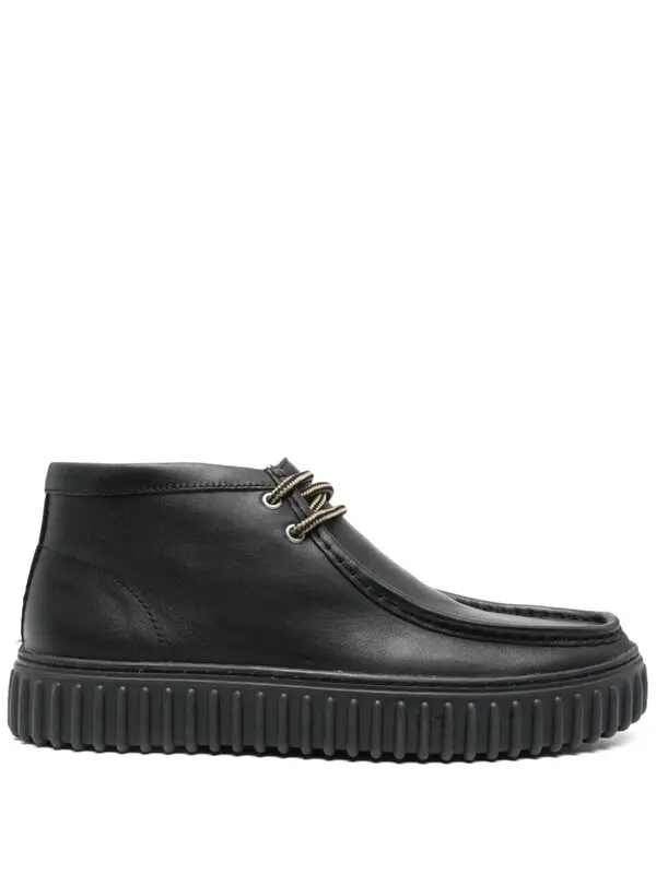 Clarks Torhill Hi Ankle Boots - Black