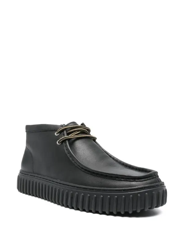 Clarks Torhill Hi Ankle Boots - Black