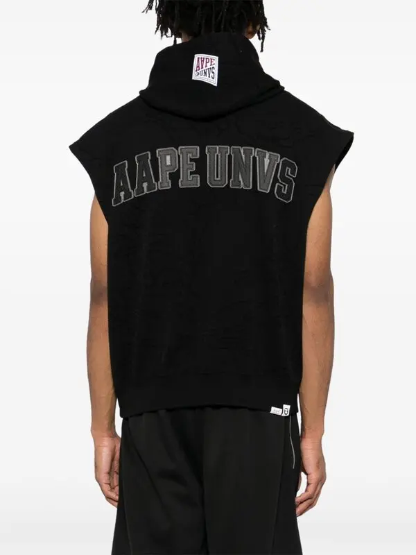 AAPE BY *A BATHING APE® Patterned Jersey Hoodie