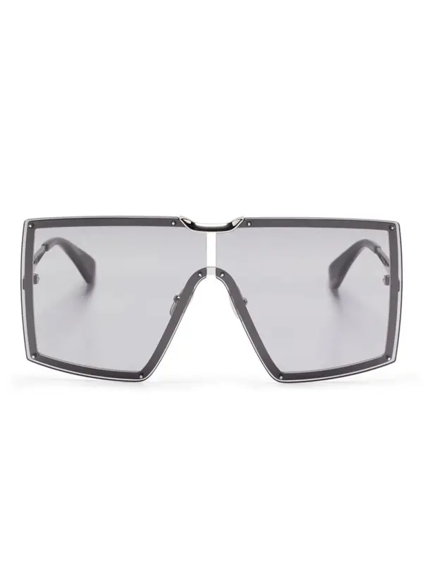 Max Mara Oversize-frame Sunglasses - Silver