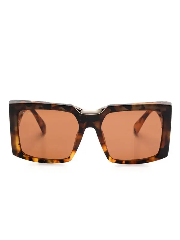 Max Mara Square-frame Sunglasses - Brown