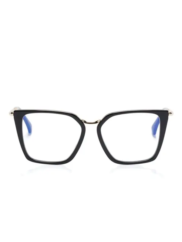 Max Mara Oversized Frame Glasses - Black