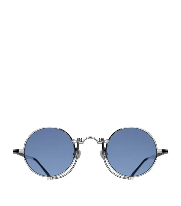 Matsuda Heritage Round Sunglasses - Silver