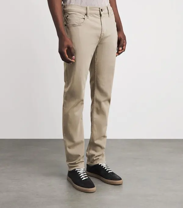 7 For All Mankind Luxe Performance Plus Slimmy Tapered Chinos - Beige
