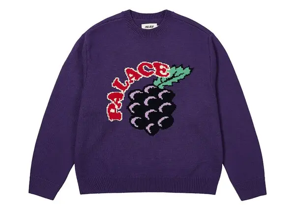 PALACE Grape Knit - Purp
