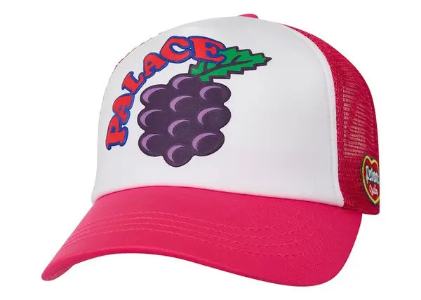PALACE Grape Trucker Hat - Pink