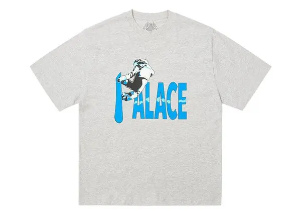PALACE Pow Pow T-shirt - Grey Marl