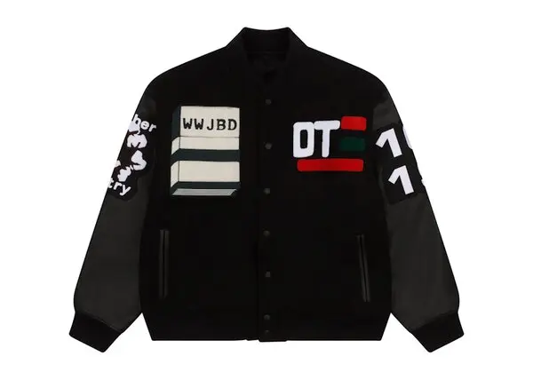 DENIM TEARS X Cpfm Cactus Tears Varsity Jacket