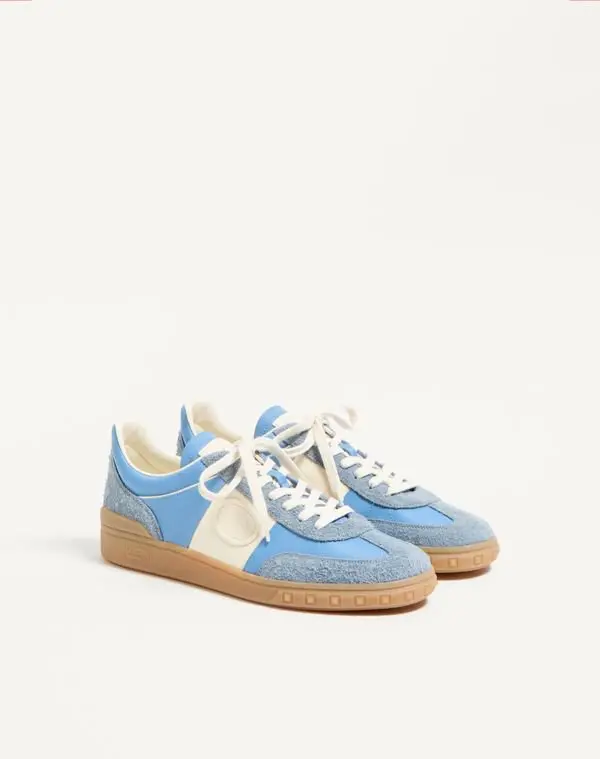 Valentino Garavani Upvillage Low-top Sneakers - Azure/ivory