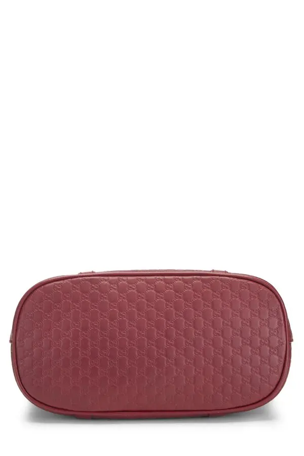 Gucci Microguccissima Leather Dome Bag - Red