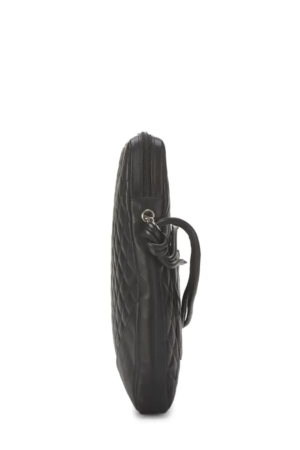Chanel Quilted Calfskin Cambon Messenger Bag - Black