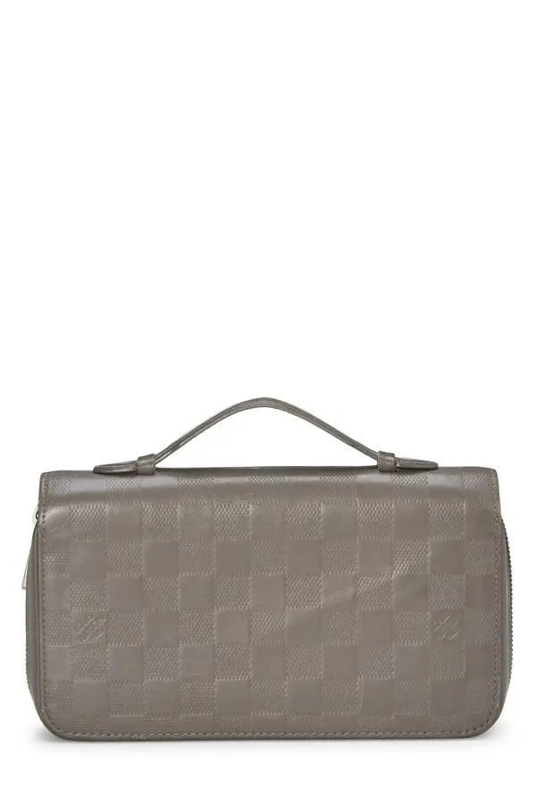 LOUIS VUITTON Damier Infini Zippy Xl - Grey