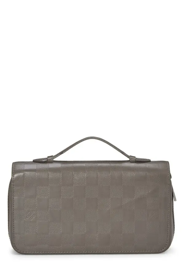 LOUIS VUITTON Damier Infini Zippy Xl - Grey