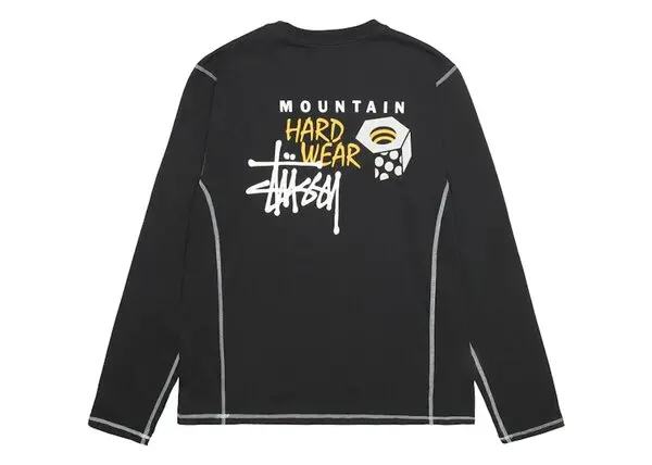 StÜssy X Mountain Hardwear Long Sleeve T-shirt - Stealth Grey