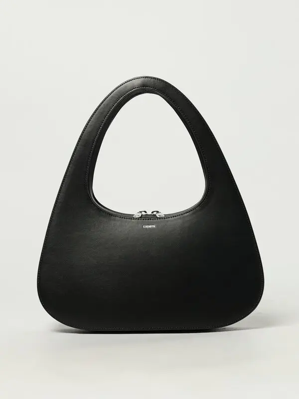 Coperni Leather Shoulder Bag - Black