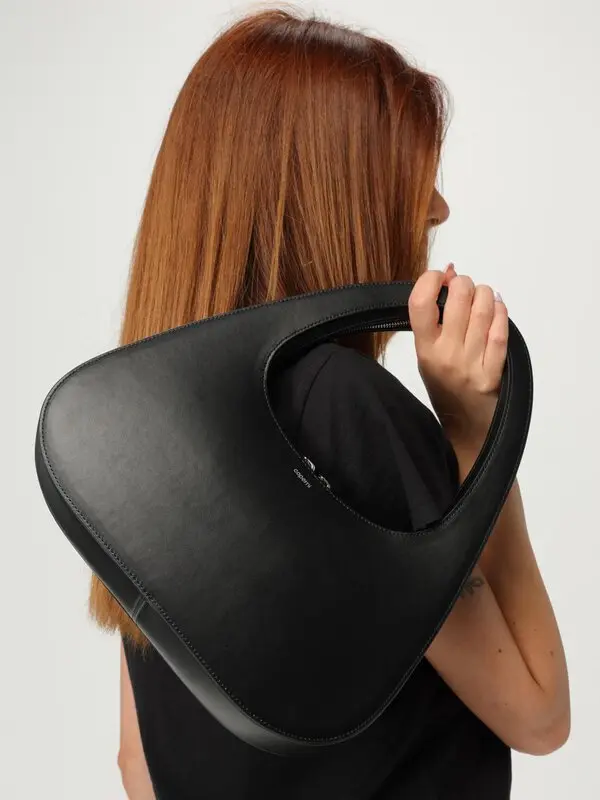 Coperni Leather Shoulder Bag - Black