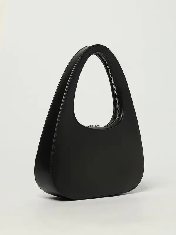 Coperni Leather Shoulder Bag - Black