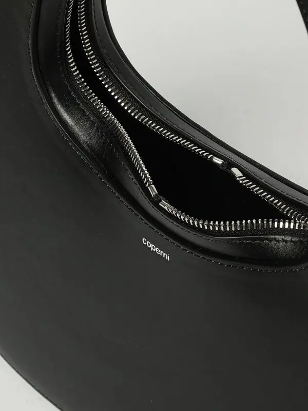 Coperni Leather Shoulder Bag - Black