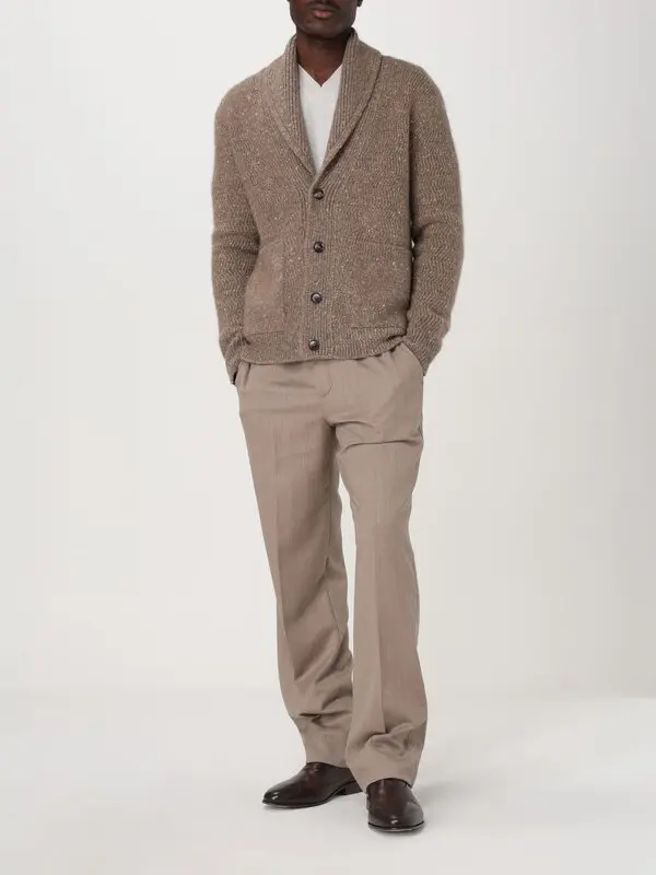 Brioni V-neck Sweater - White