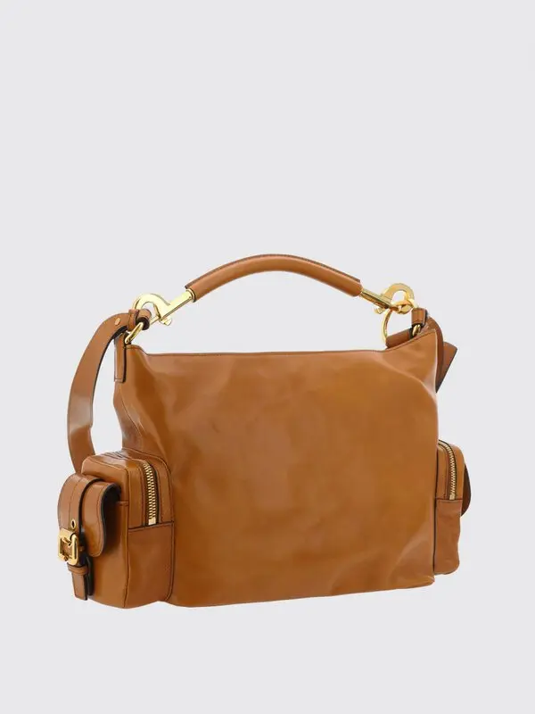 Chloé Handbag With Buckle Detail - Brown