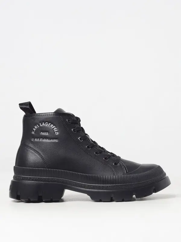 Karl Lagerfeld Lace-up Combat Boots
