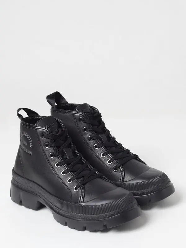 Karl Lagerfeld Lace-up Combat Boots