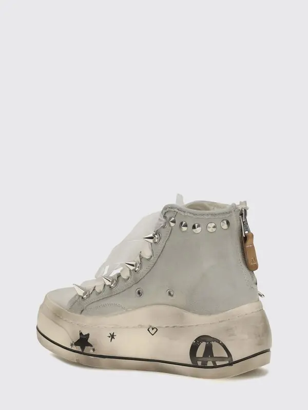R13 High Top Sneakers - White