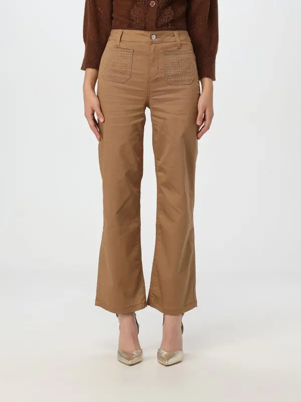 Liu Jo Embellished Pocket Tailored Pants