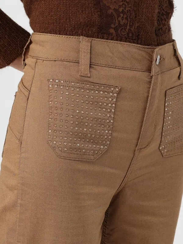 Liu Jo Embellished Pocket Tailored Pants